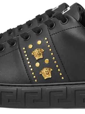 Versace Greca Sneakers With Studs