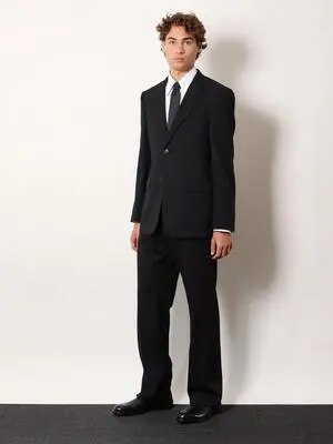 Balenciaga Straight Fit Cotton Trousers
