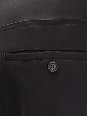 Balenciaga Straight Fit Cotton Trousers