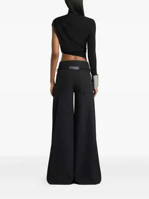 COURREGES Asymmetrical Crop Top