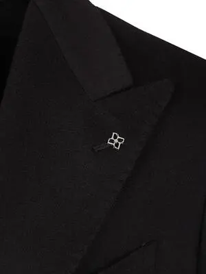 Tagliatore Double-breasted Wool And Cashmere Blazer
