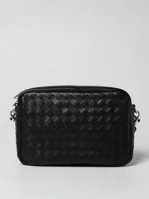 Bottega Veneta Woven Leather Bag - Black