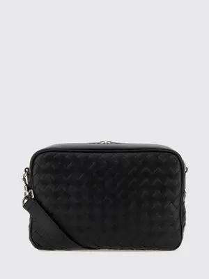 Bottega Veneta Woven Leather Shoulder Bag - Black