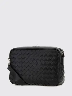 Bottega Veneta Woven Leather Shoulder Bag - Black