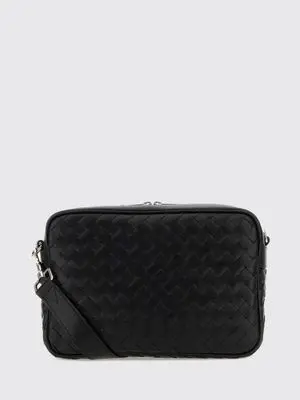 Bottega Veneta Woven Leather Shoulder Bag - Black
