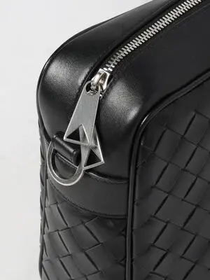 Bottega Veneta Woven Leather Shoulder Bag - Black