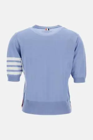 Thom Browne Merino Wool Jersey Stitch 4-bar Tee