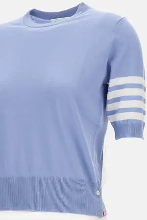 Thom Browne Merino Wool Jersey Stitch 4-bar Tee