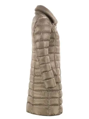 Herno Elisa Long Down Jacket In Ultralight Nylon