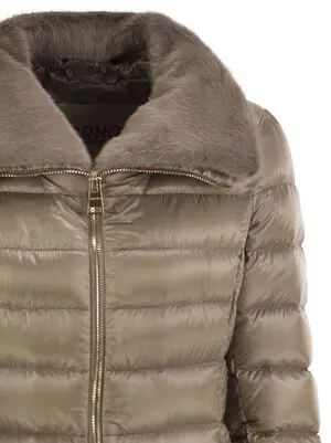 Herno Elisa Long Down Jacket In Ultralight Nylon