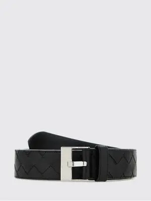 Bottega Veneta Woven Leather Belt - Black