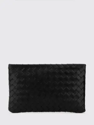 Bottega Veneta Intrecciato Leather Pouch - Black