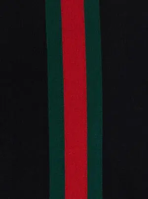 Gucci Wool Crewneck Sweater With Web Detail - Multicolor
