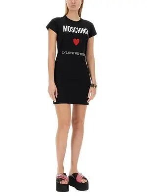 Moschino Dress With Logo