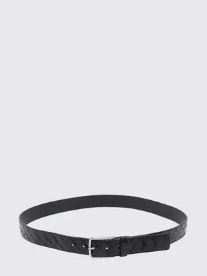Bottega Veneta Woven Leather Belt - Black