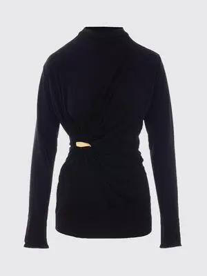 Bottega Veneta Viscose Top - Black