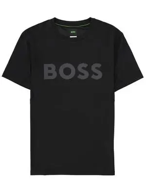 BOSS T-shirt With Logo - Black