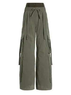 Dolce & Gabbana Waxed Faille Pants - Green
