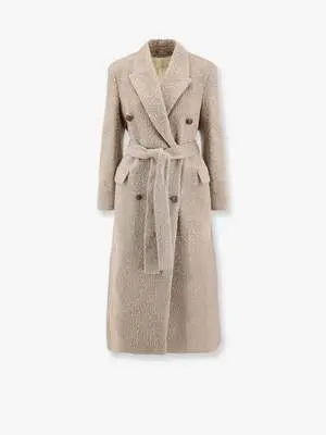 GOLDEN GOOSE Virgin Wool Blend Coat - Multicolor