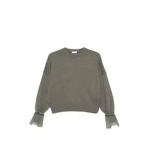 Brunello Cucinelli Grey Knitwear Jumpers - Gray
