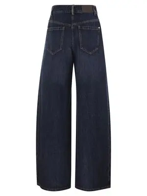 Brunello Cucinelli Wide-leg Jeans - Multicolor