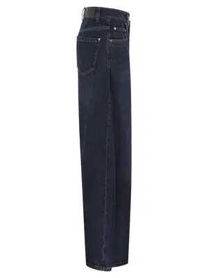 Brunello Cucinelli Wide-leg Jeans - Multicolor