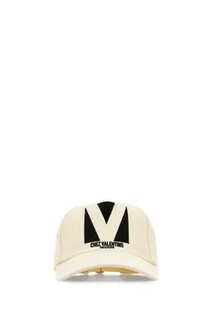 Valentino Garavani Cotton Baseball Cap - White