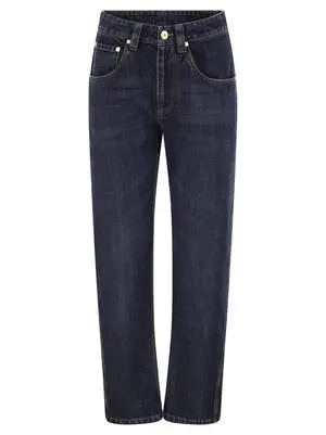 Brunello Cucinelli Embroidered Jeans For Women
