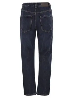 Brunello Cucinelli Straight Denim Trousers - Multicolor