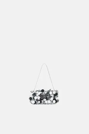 Rabanne Sequined Shoulder Bag - Multicolor