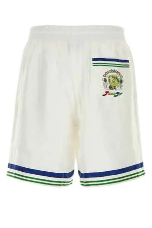 Casablanca Satin Bermuda Shorts