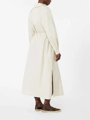 Max Mara Cotton Poplin Dress Beige - Multicolor
