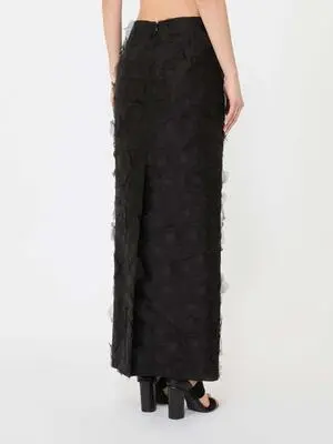 Max Mara Fitted Midi Skirt, Embellished With A 3d Jacquard Texture