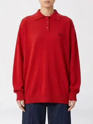 Loewe Cotton Polo Shirt With Logo - Red