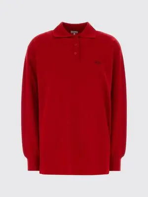 Loewe Cotton Polo Shirt With Logo - Red