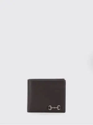 Gucci Horsebit Smooth Calfskin Wallet With Banknote Pocket - Brown