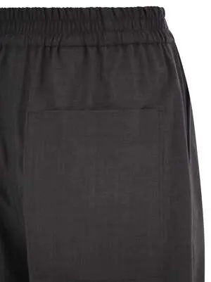 Brunello Cucinelli Stretch Virgin Wool Fluid Trousers