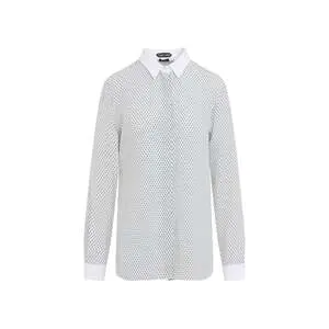 TOM FORD Multi Argyle Printed Silk Shirt