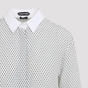 TOM FORD Multi Argyle Printed Silk Shirt