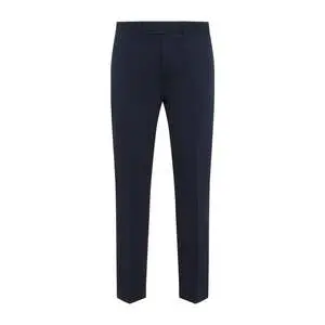 TOM FORD Stretch Cotton Chino Pants - Blue