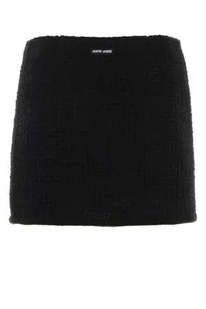 Miu Miu Boucle Mini Skirt