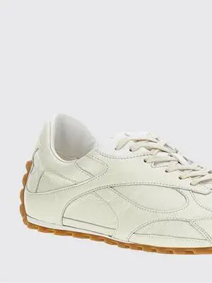 Bottega Veneta Orbit Flash Leather Sneakers - White
