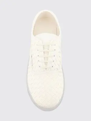 Bottega Veneta Serena Sneakers In Woven Lamb Nappa With A Rubber Sole - White