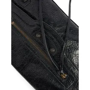 Balenciaga Lambskin Clutch - Black