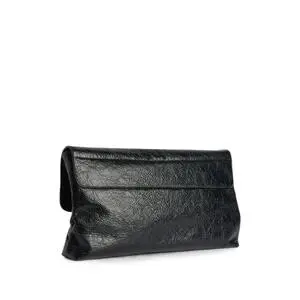 Balenciaga Lambskin Clutch - Black