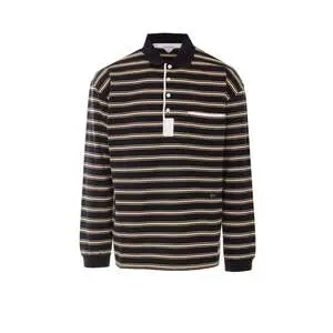 Bottega Veneta Logo Long Sleeves Polo