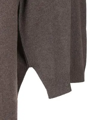 Rick Owens Cashmere And Wool Blend Crew Neck Sweater - Cream