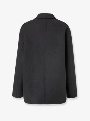 Fendi Double-breasted Wool Felt Peacoat - Multicolor