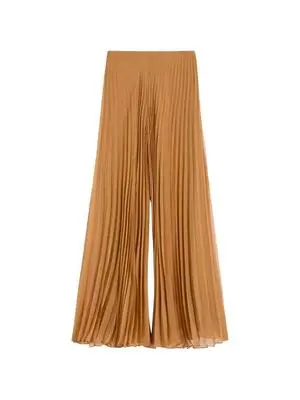 Max Mara Pleated Trousers - Brown