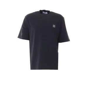 Stone Island Compass Patch Logo T-shirt - Blue